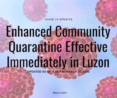 Enhanced Community Quarantine Effective Immediately in Luzon – CM ...